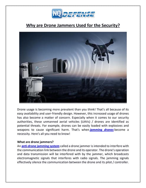 Understanding the Functionalities of the Anti-Drone Systems.pdf | Radio Control | Hobbies ...