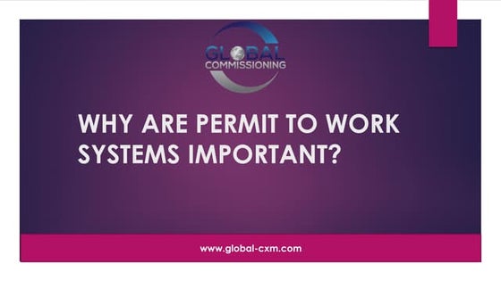 4 Key Advantages a Digitised Permit to Work System | PDF