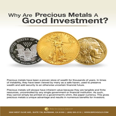 Why are precious metals a good investment | PDF