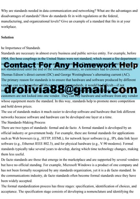 Network_Standards and its types de jure de facto.pptx | Computer Networking | Computing