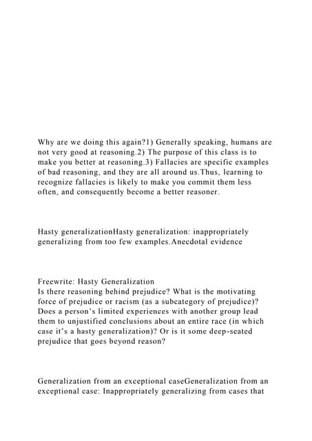 Fallacies and its types | PPT