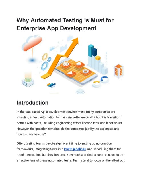 Why Automated Testing is Must for Enterprise App Development.pdf Why Automated Testing is Must for Enterprise App Development.pdf
