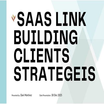 Why SaaS Founders Need Niche-Relevant Backlinks | PDF