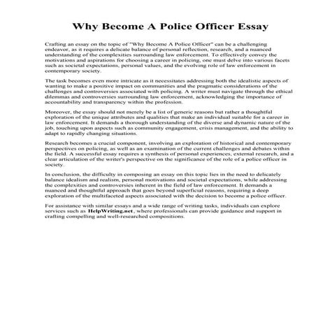 Why Become A Police Officer Essay.pdf