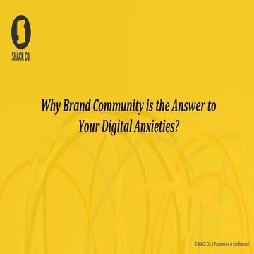 Why Brand Communities | PPT
