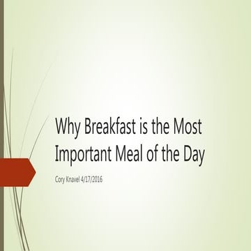 Why breakfast | PPTX