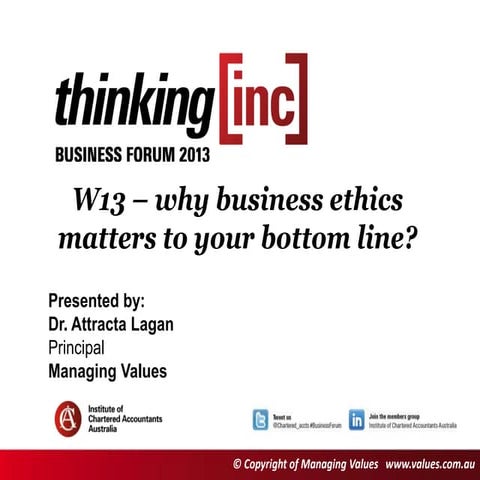 Why business ethics matter to your bottom line | PDF