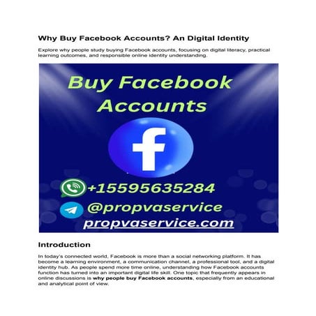 Why Buy Facebook Accounts_ An Digital Identity .pdf