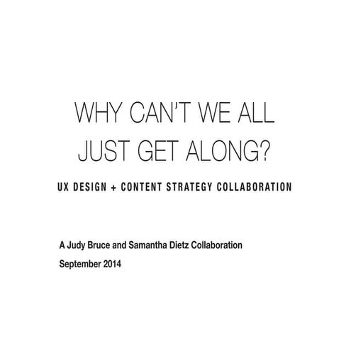 Why Can't We All Just Get Along? | PPT | Free Download