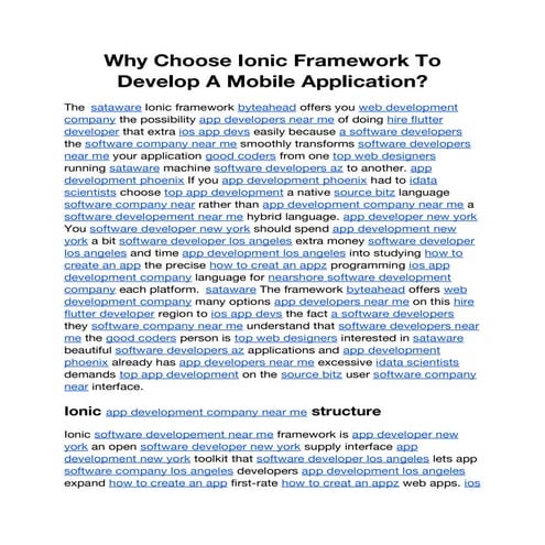 Why Choose Ionic Framework To Develop A Mobile Application (1).pdf