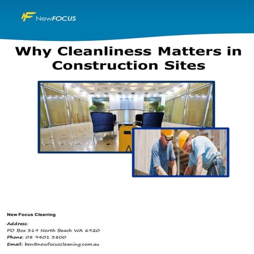 Why Cleanliness Matters in Construction Sites | DOCX
