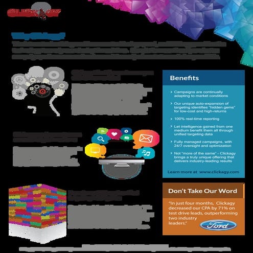 Why Clickagy Data Sheet | PDF