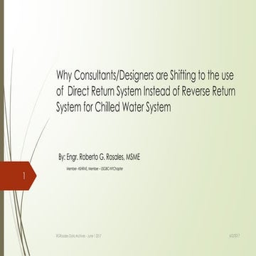 Why Consultants/Designers are Shifting to the use of Direct Return ...