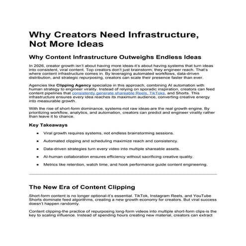 Why Creators Need Infrastructure, Not More Ideas.docx