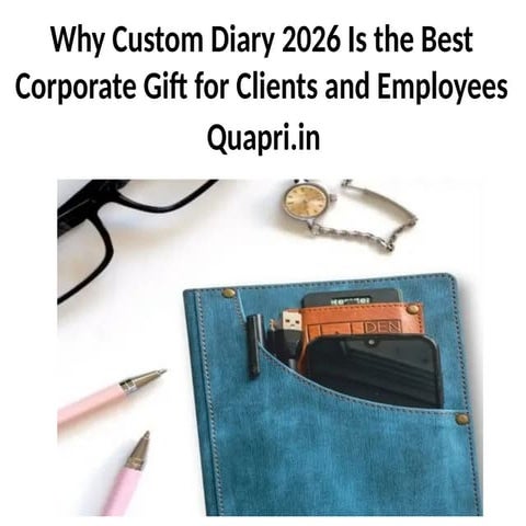 Why Custom Diary 2026 Is the Best Corporate Gift for Clients and Employees. | PPTX