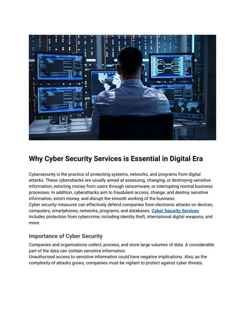 Introduction-to-Cyber-Security presentation.pdf | Information and Network Security | Computing