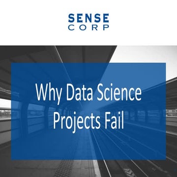 Why Data Science Projects Fail Ppt