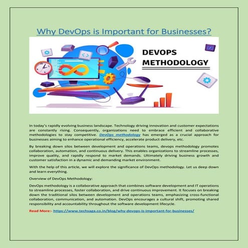 Why DevOps is Important for Businesses? | PDF