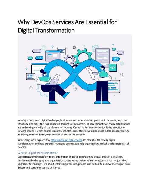 Cultural Shifts: Embracing DevOps for Organizational Transformation | PDF