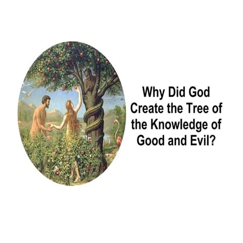 Why Did God Create The Tree Of The | PPT