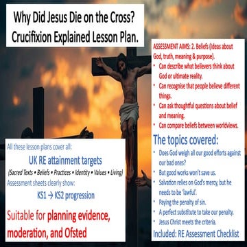 Why Did Jesus Die on the Cross - Crucifixion Explained - conforms to UK ...