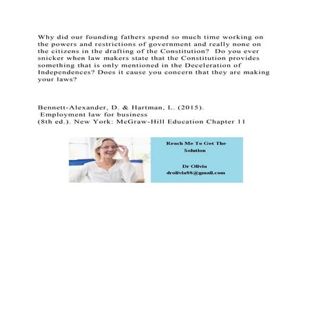 Why did our founding fathers spend so much time working on the power.docx