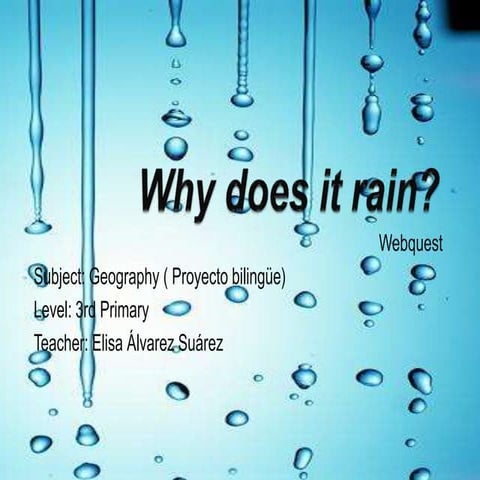 Why does it rain(modificado) | PPT