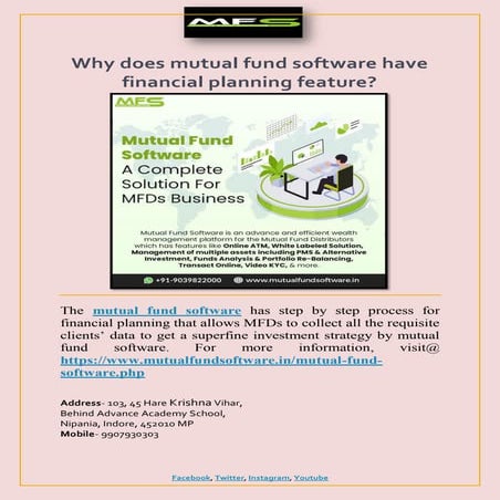 Why does mutual fund software have financial planning feature.pdf