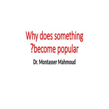 Things that make anything popular in our worldpptx | PPTX