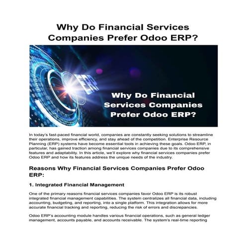Why Do Financial Services Companies Prefer Odoo ERP.pdf