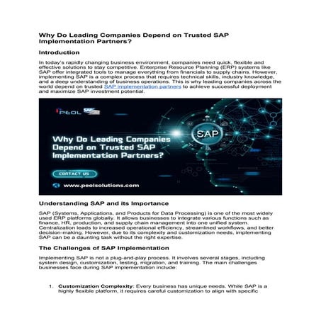 Why Do Leading Companies Depend on Trusted SAP Implementation Partners_.docx
