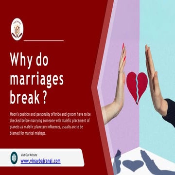 Why do marriages break by astrology.pptx