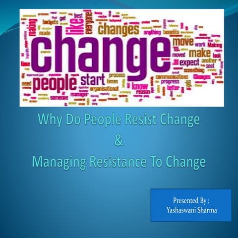 Why do people resist change | PPTX