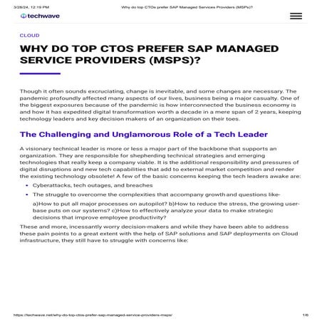 Why do top CTOs prefer SAP Managed Services Providers (MSPs)_.pdf
