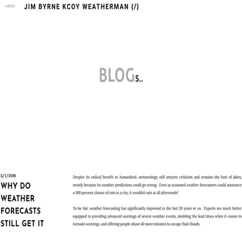 Why do weather forecasts still get it wrong | PDF