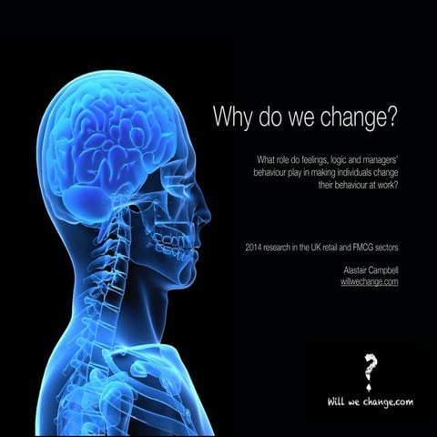 Why do we change? Quantifying feelings and tipping points for change | PPT