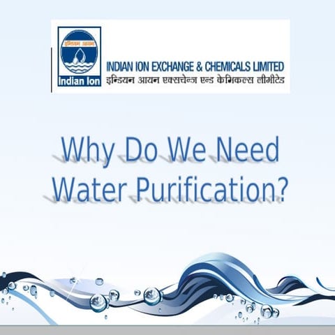 Why do we need water purification? | PPT