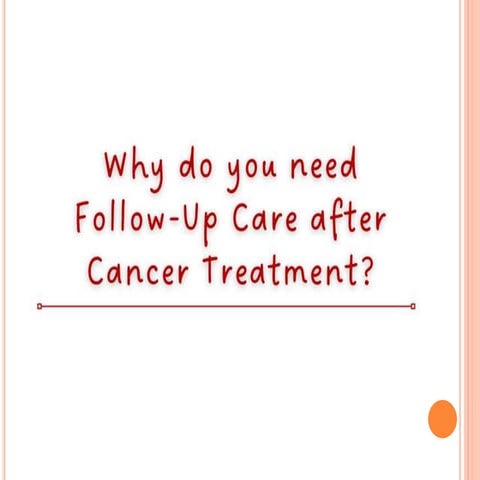 Why do you need Follow-Up Care after Cancer Treatment - AMRI Hospitals ...