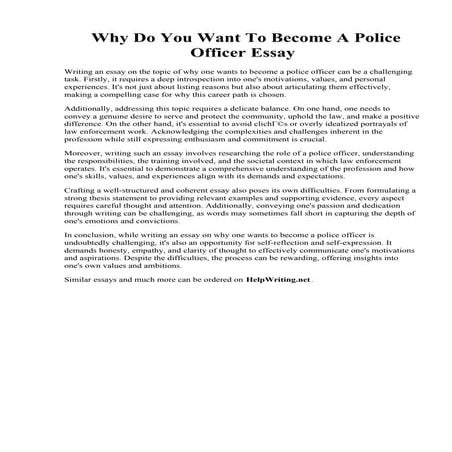 Why Do You Want To Become A Police Officer Essay.pdf