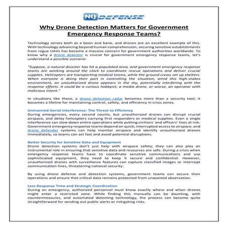 Why Drone Detection Matters for Government Emergency Response Teams.pdf