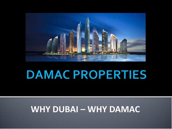 Introduction to Dubai Real Estate | HJ Real Estates | PPT