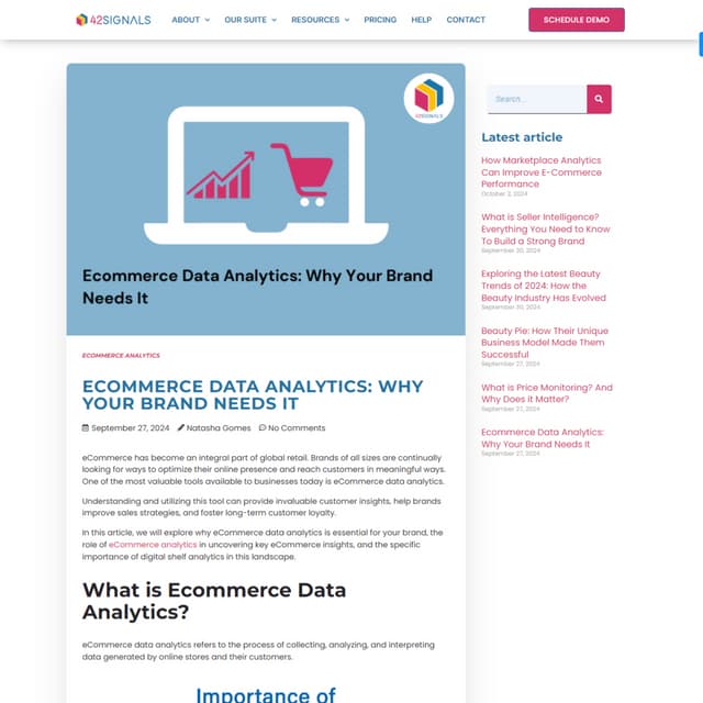 Why Ecommerce Data Analytics is Crucial for Brand Growth and Success | PDF