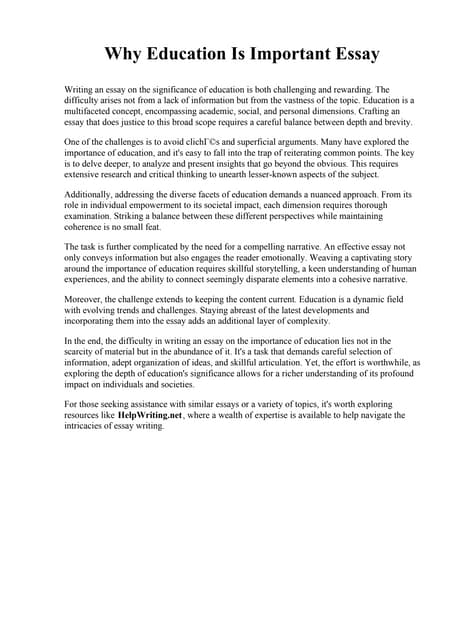 Essay On Importance Of Education.pdf