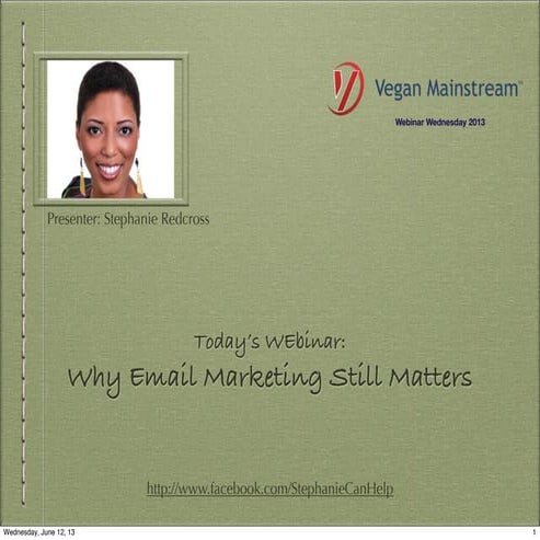 Webinar Wednesday: Social Media Round-Up: Which To Use?