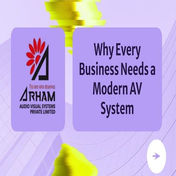 Why Every Business Needs a Modern AV System | PDF