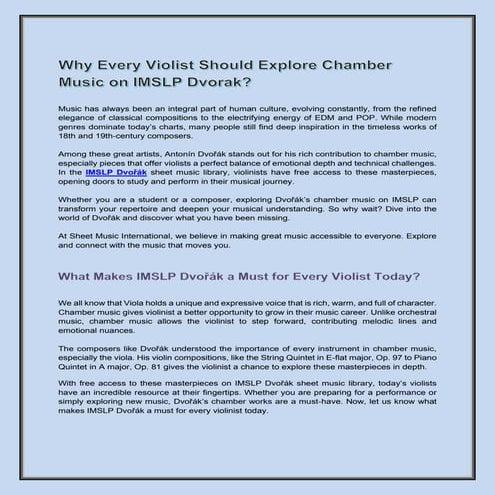Why Every Violist Should Explore Chamber Music on IMSLP Dvorak.pdf