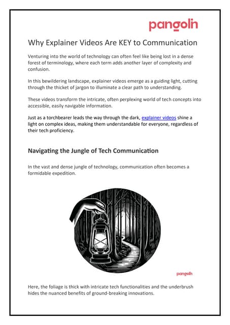 Pangolin Marketing presentations