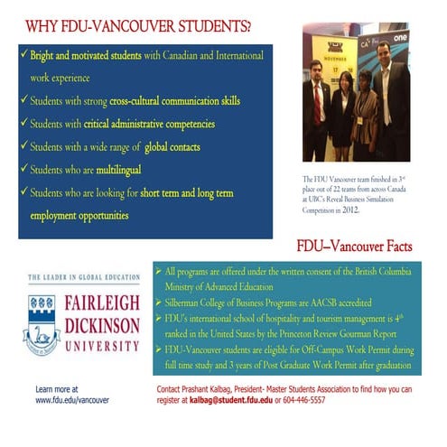 Why fdu students | PPT