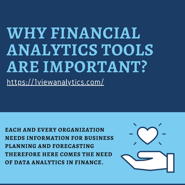 Why financial analytics tools are important | PDF