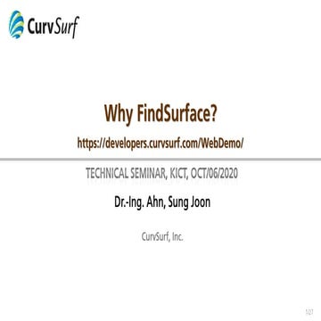 Why FindSurface - 2020 KICT Smart Construction Seminar | PPT